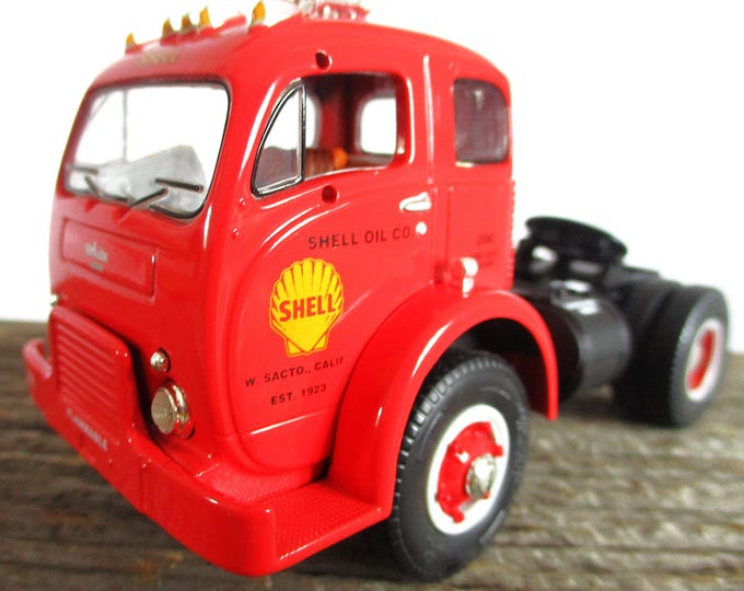 Vintage First Gear 1953 White 3000 SHELL NOS Wheeler Motor Oil Tanker ...