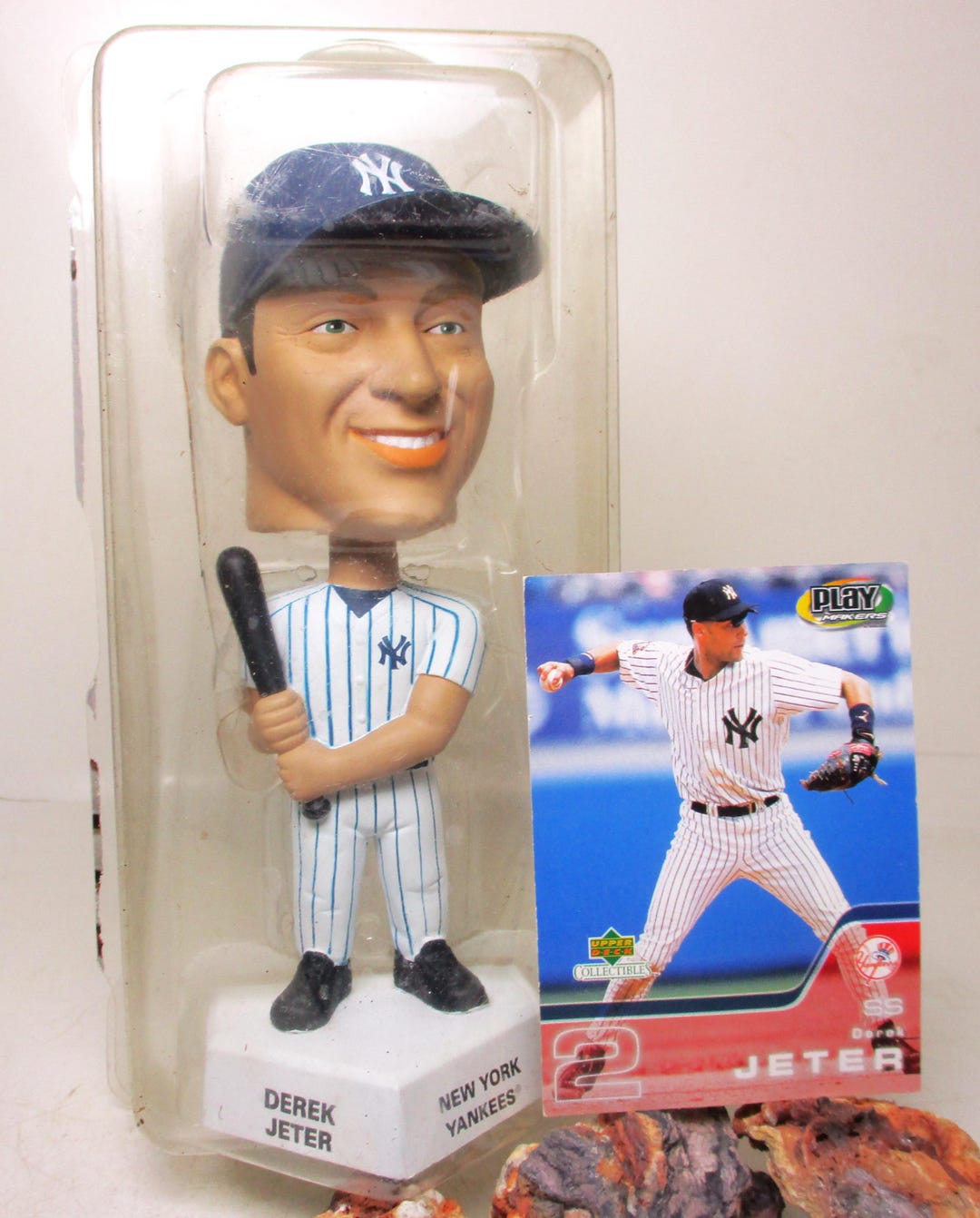 Derek Jeter New York Yankees Upper Deck Playmakers Bobbin' Bobber ...