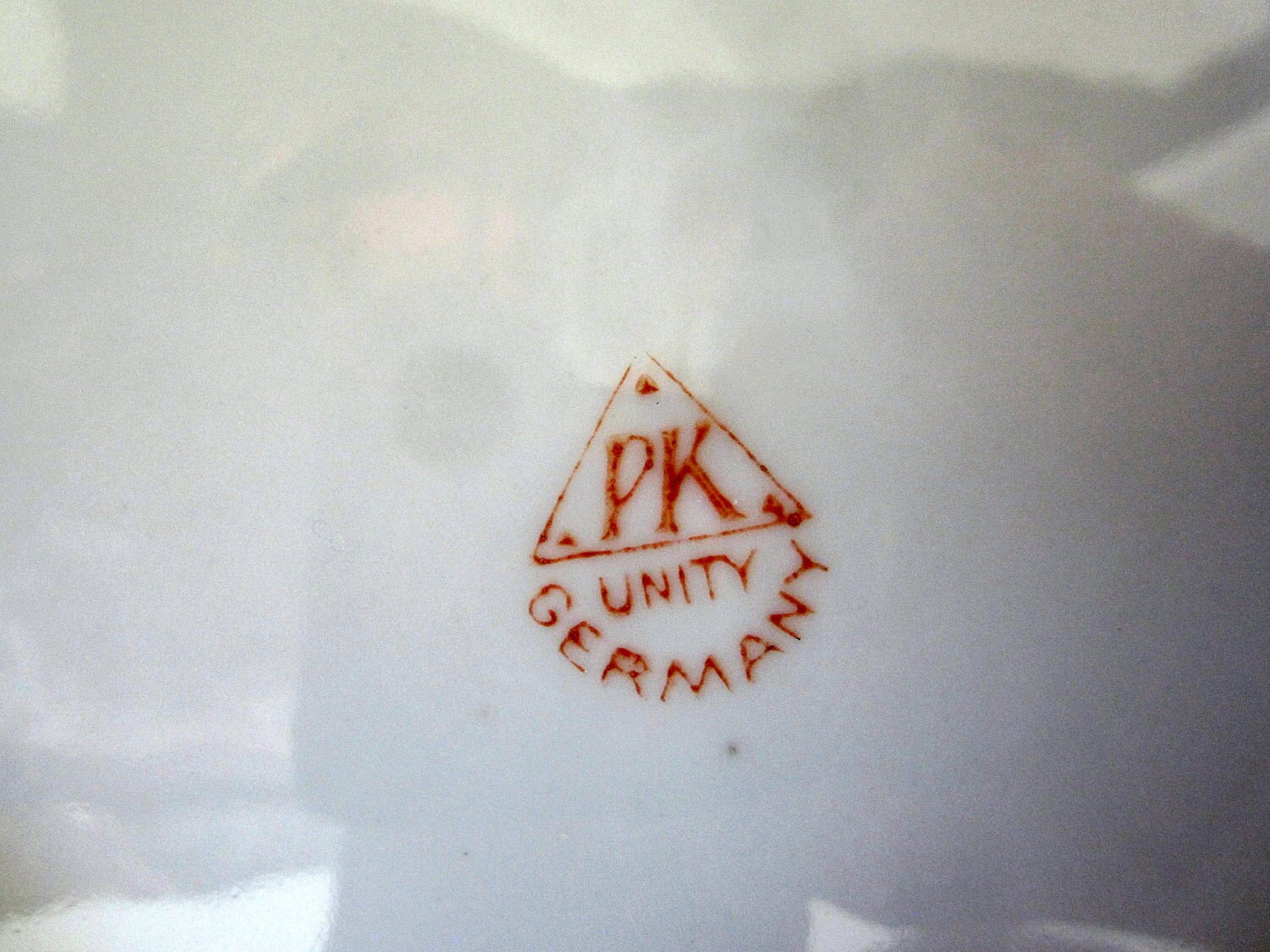 Decorative Plate Germany PK Unity Porcelain Iridescent - Etsy UK