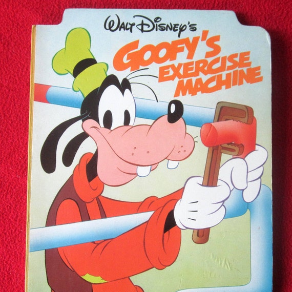 Disney Goofy Mickey Mouse Book Vintage Exercise Machine Donald - Etsy