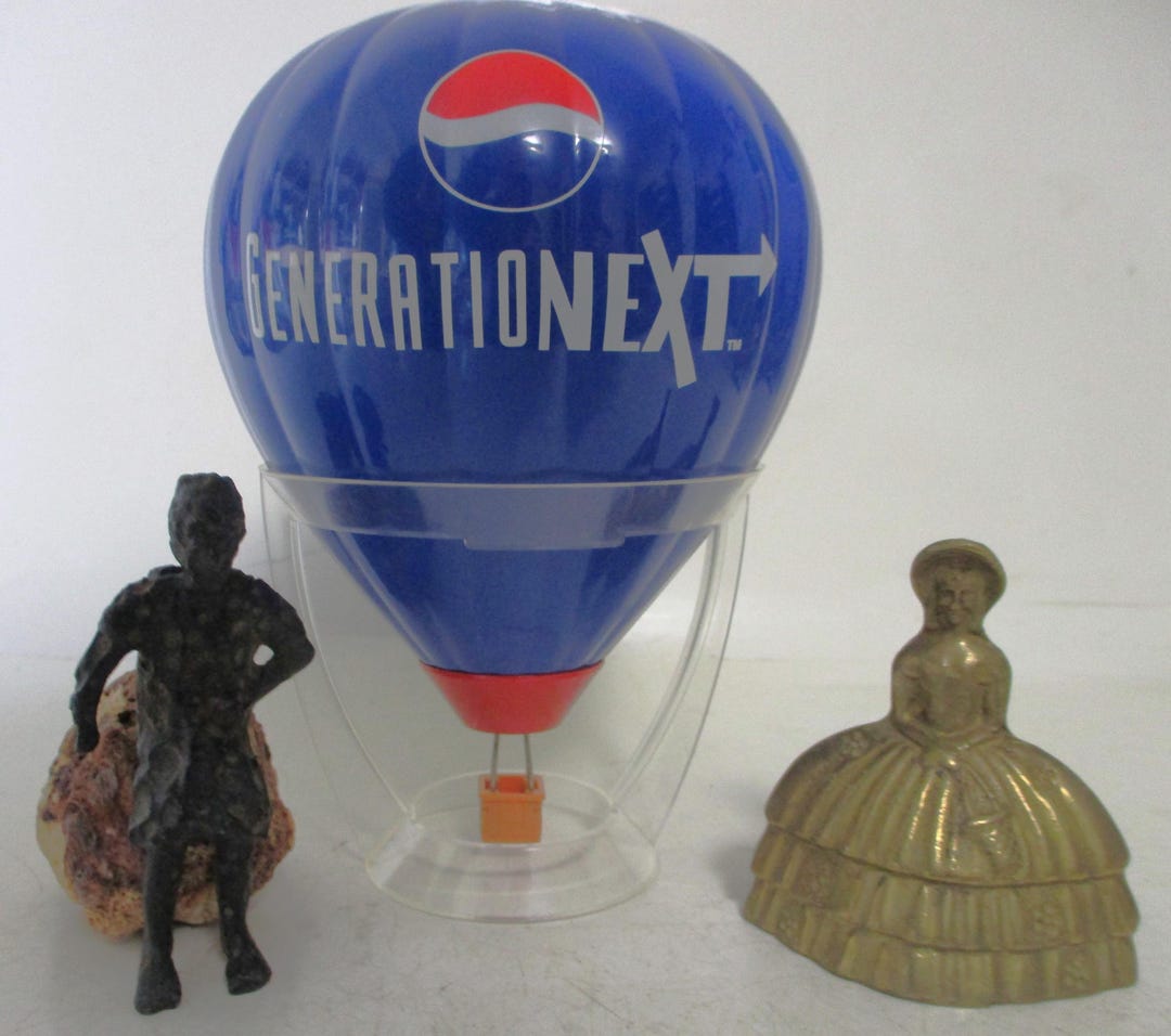 Pepsi Generation Next Hot Air Balloon Die Cast Coin Bank Red White Blue ...