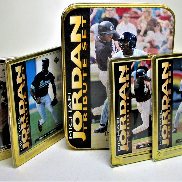 Michael Jordan Upper Deck Metal Cards - Etsy