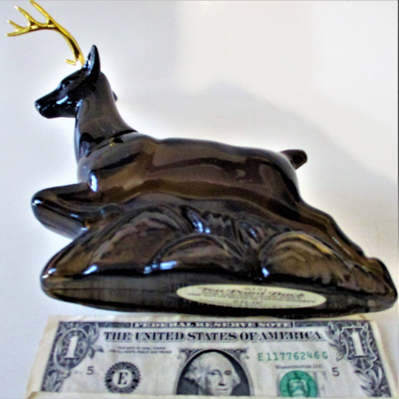 Avon Deer Ten Point Buck Circa 1970s Bottle Decanter Gold | Etsy