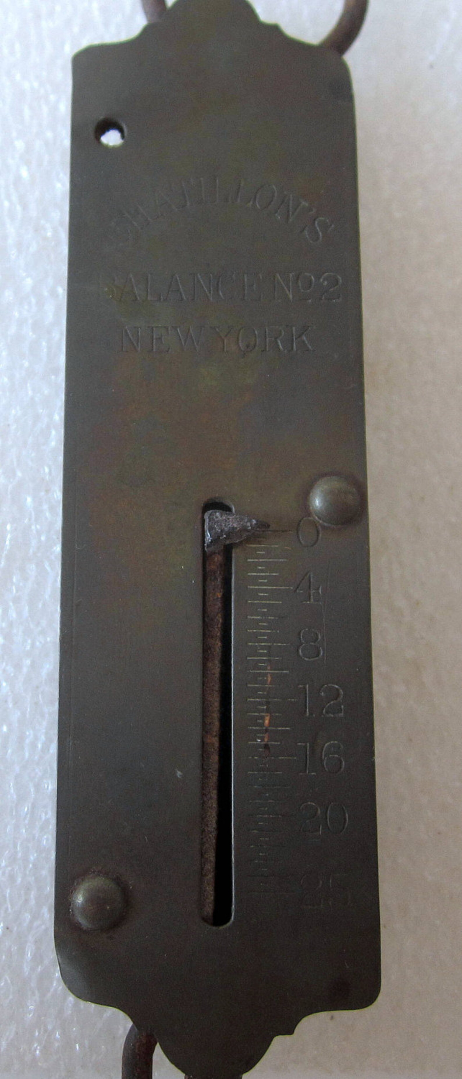 Antique Chatillon Balance Scale No. 2 Brass 25 Lbs Mail Holder - Etsy