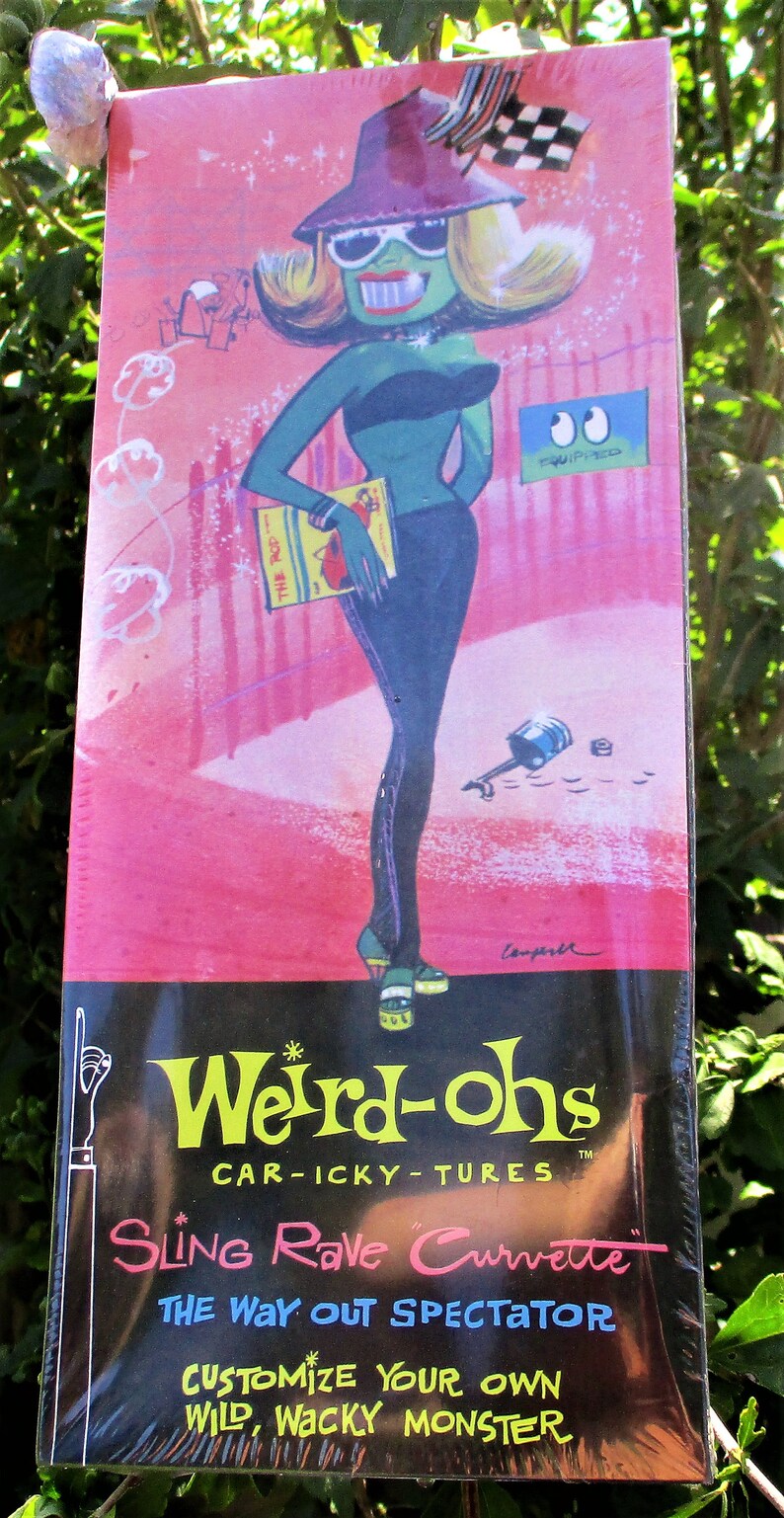 Vintage Model Weird Ohs Collection Sling Rave Curvette Car Spectator ...