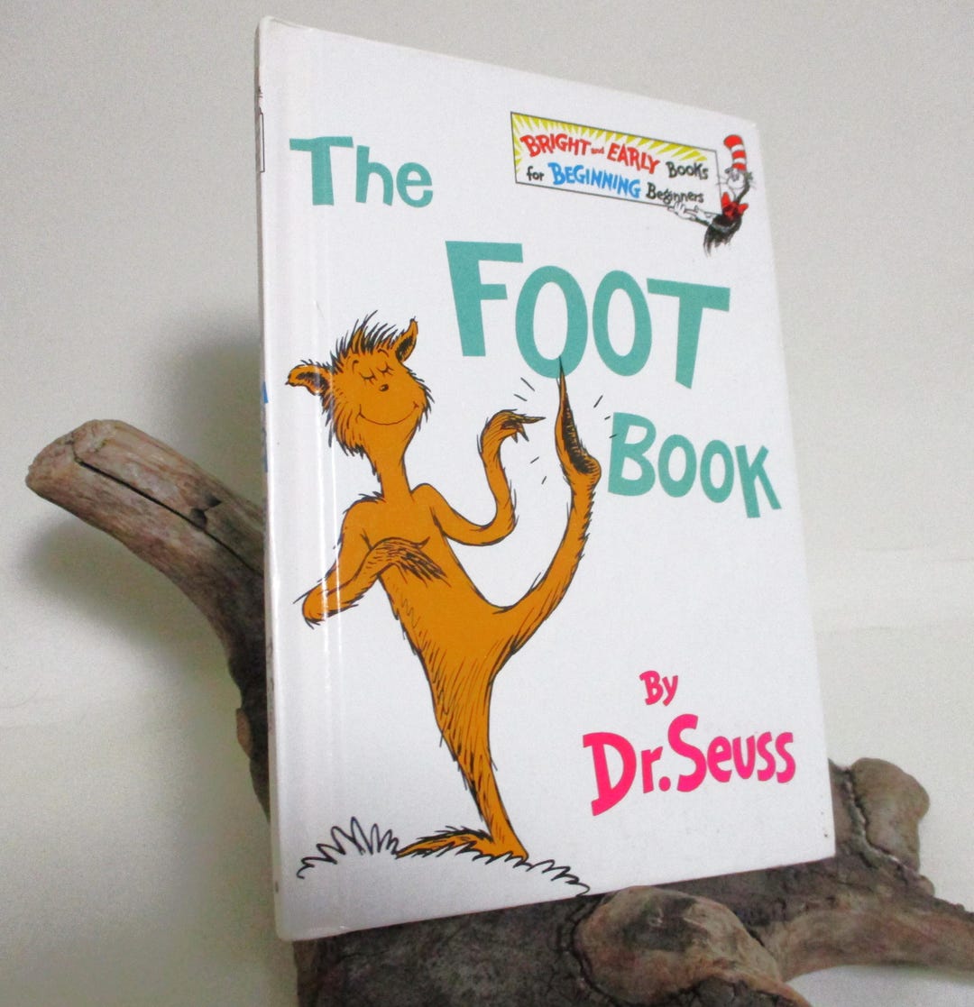 Vintage Dr Seuss the Foot Book 1968 First Edition Second Printing ...