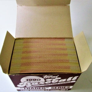 Official 1990 Topps Baseball Box Set Traded Series Sealed 132 Cards MLB ...
