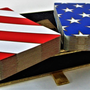 USA Flag CONGRESS Red White Blue Swap Playing Cards 2 Decks Stars ...