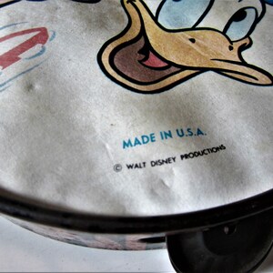 MICKEY MOUSE Club Donald Duck Tambourine Toy Instrument Disney on ...