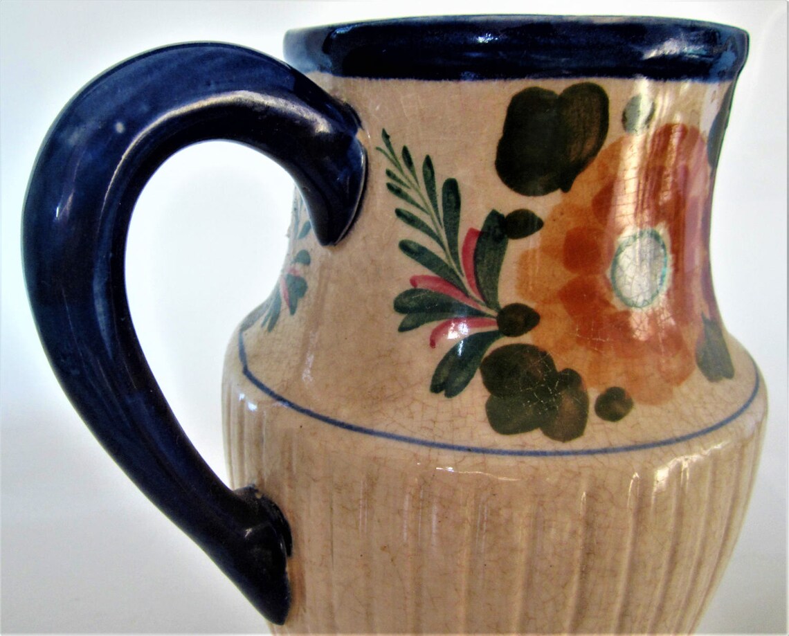 Antique Kawa Japan Lidded Pitcher Coffee Tea Pot Stoneware | Etsy