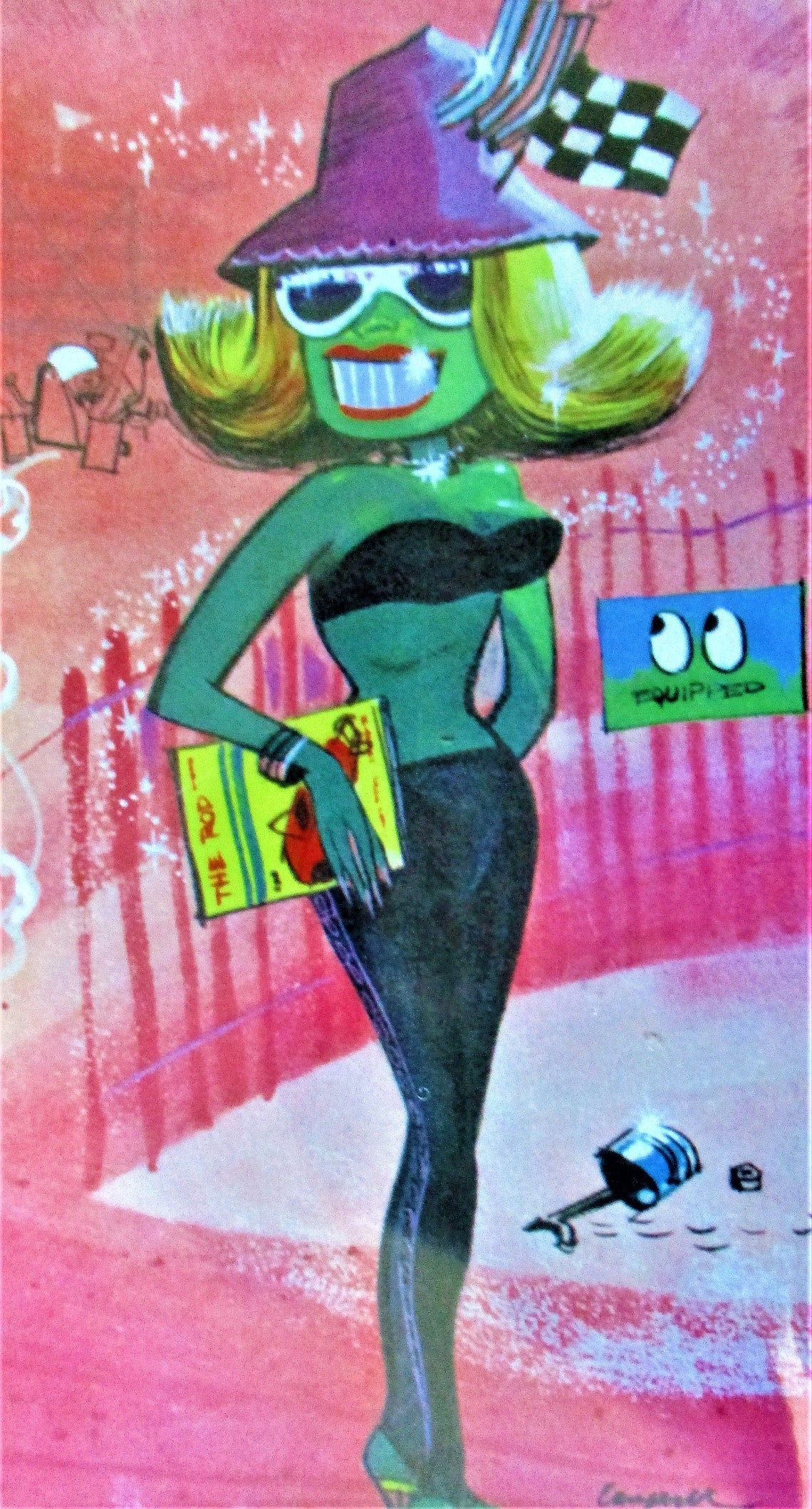 Vintage Model Weird Ohs Collection Sling Rave Curvette Car Spectator ...