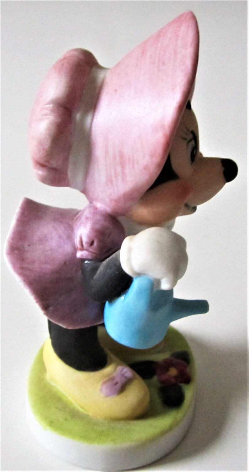 Minnie Mouse Figurine Porcelain Vintage Collectible Walt | Etsy