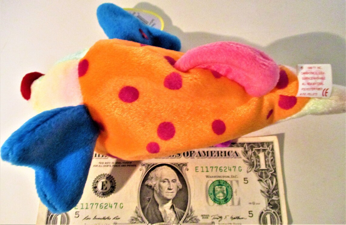 Ty Beanie Baby Retired 1999 LIPS Sea Fish Original Plush Toy - Etsy
