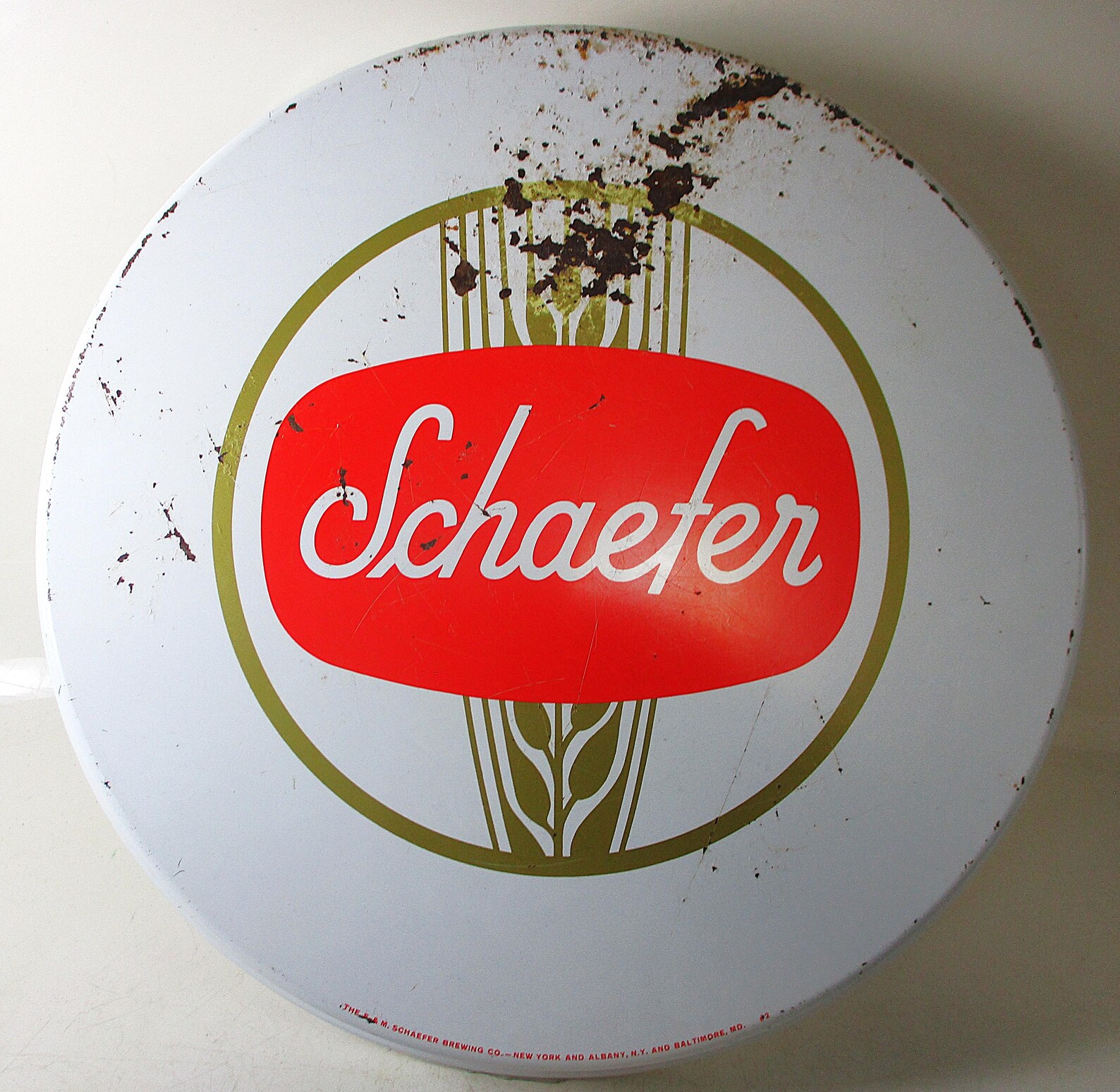 Schaefer Beer Ale Oldest Lager Baltimore NY USA Serving Tray Deluxe ...