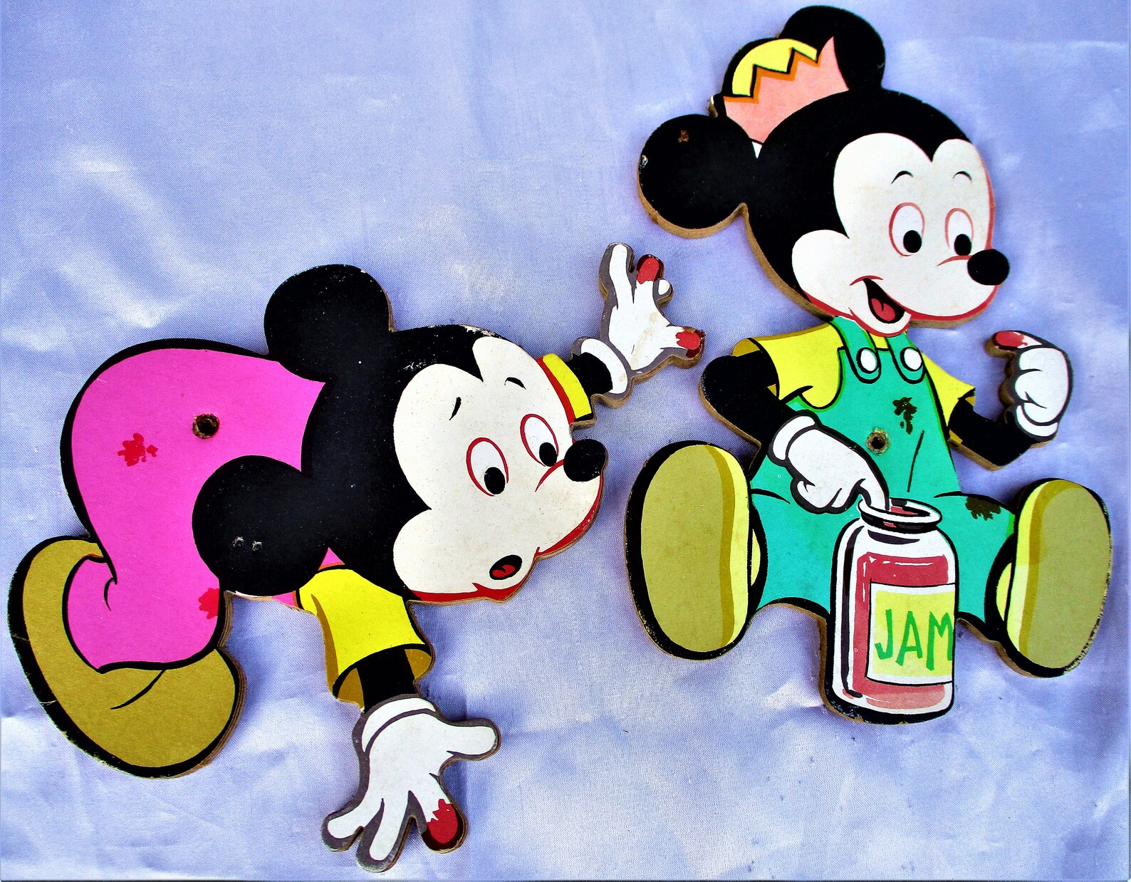 Mickey Mouse Kid Nephews Wash Tub Wall Hanging Retro Room - Etsy