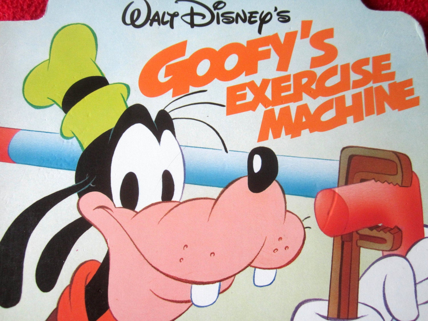 Disney Goofy Mickey Mouse Book Vintage Exercise Machine Donald - Etsy