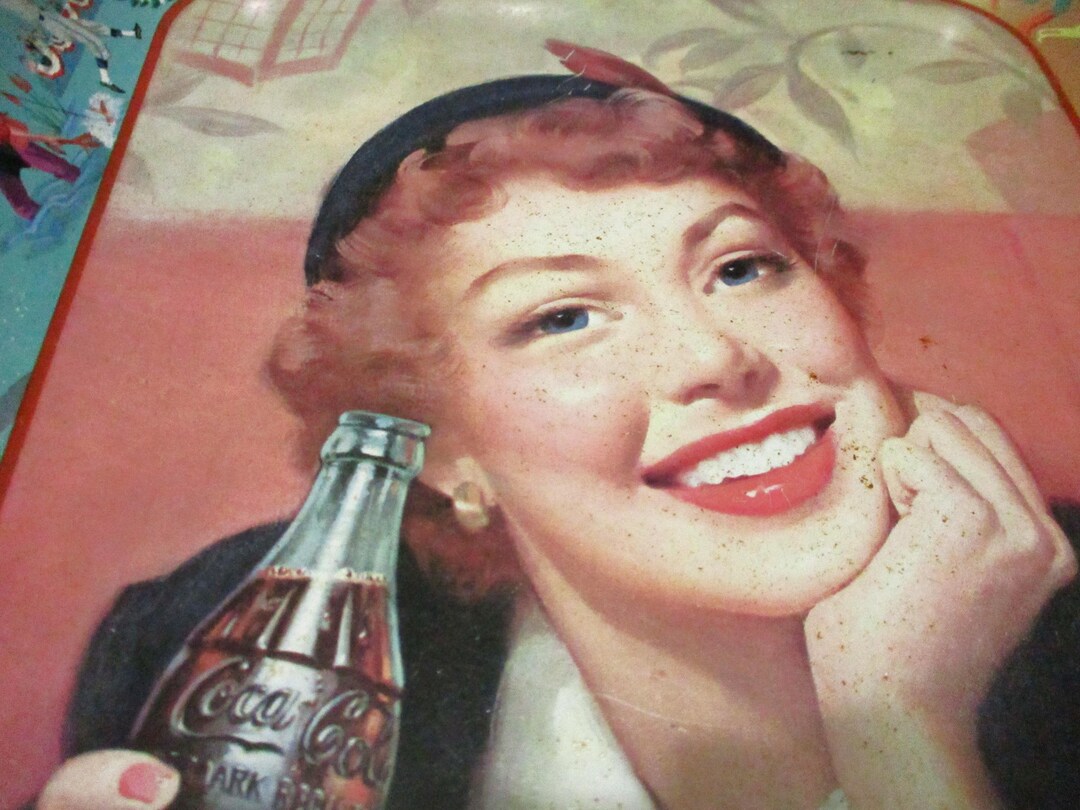 Coca Cola Coke Thirst No Season Made USA Serving Tray Deluxe Buffet ...