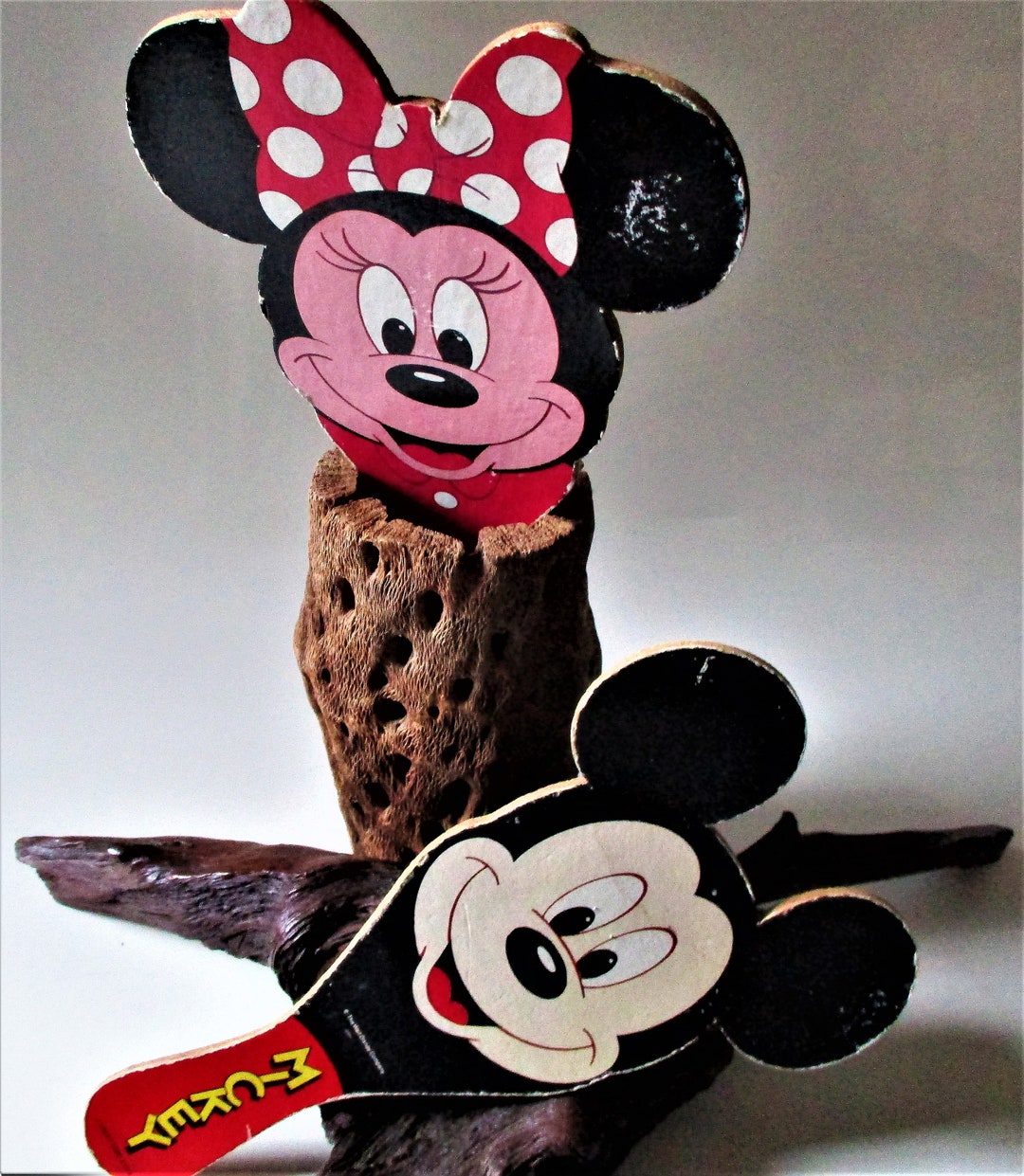 Disney Mickey Minnie Mouse Vintage Mousekapaddle Wood Paddle No Ball ...