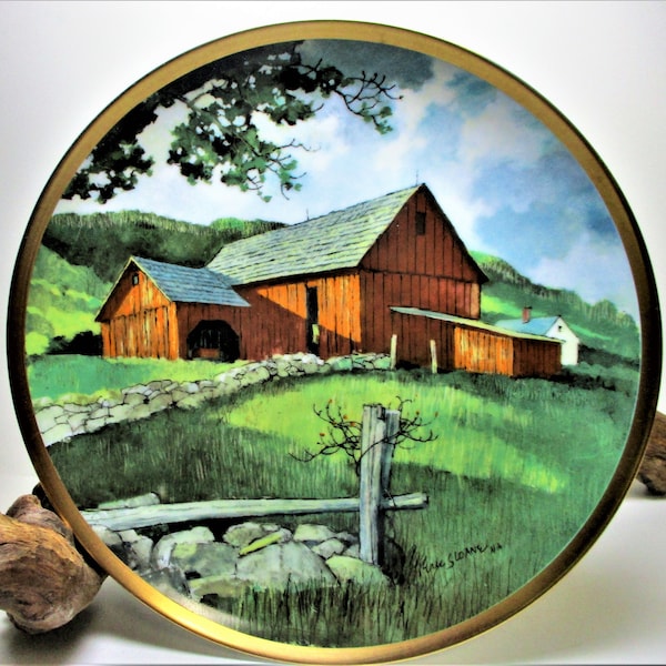 Barn Collector Plate - Etsy