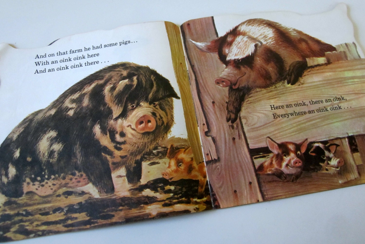 Old Macdonald Had a Farm Golden Book 1967 Classic - Etsy