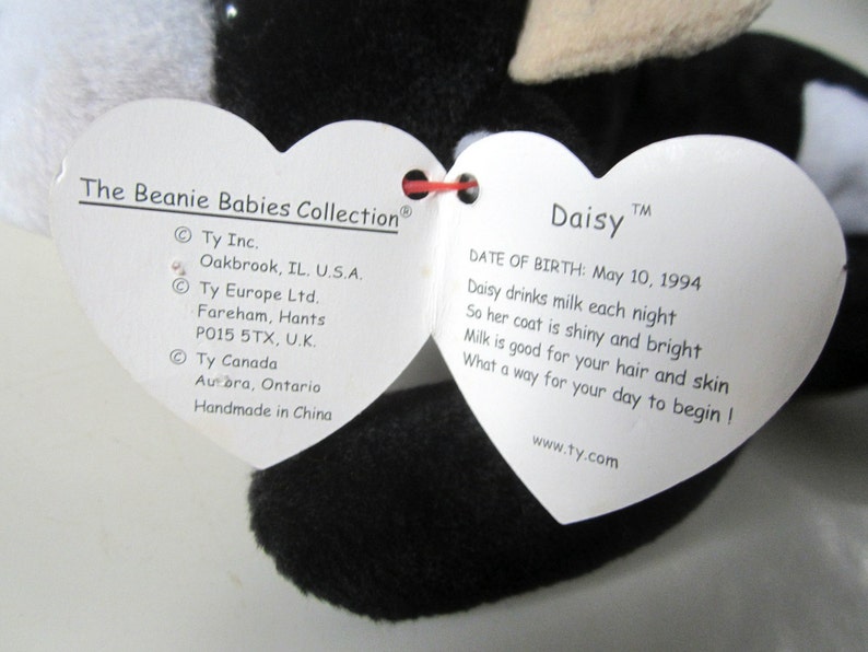 DAISY Ty Beanie Babie Retired 1993 Original Plush Toy Animal | Etsy