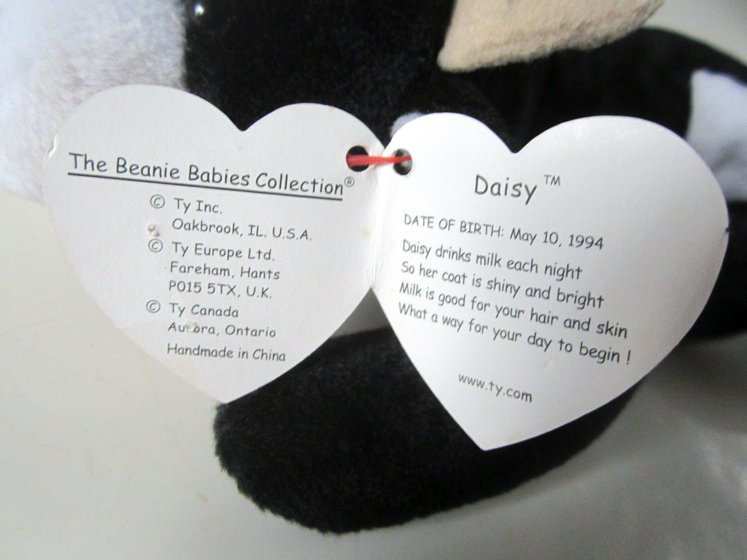 DAISY Ty Beanie Babie Retired 1993 Original Plush Toy Animal - Etsy