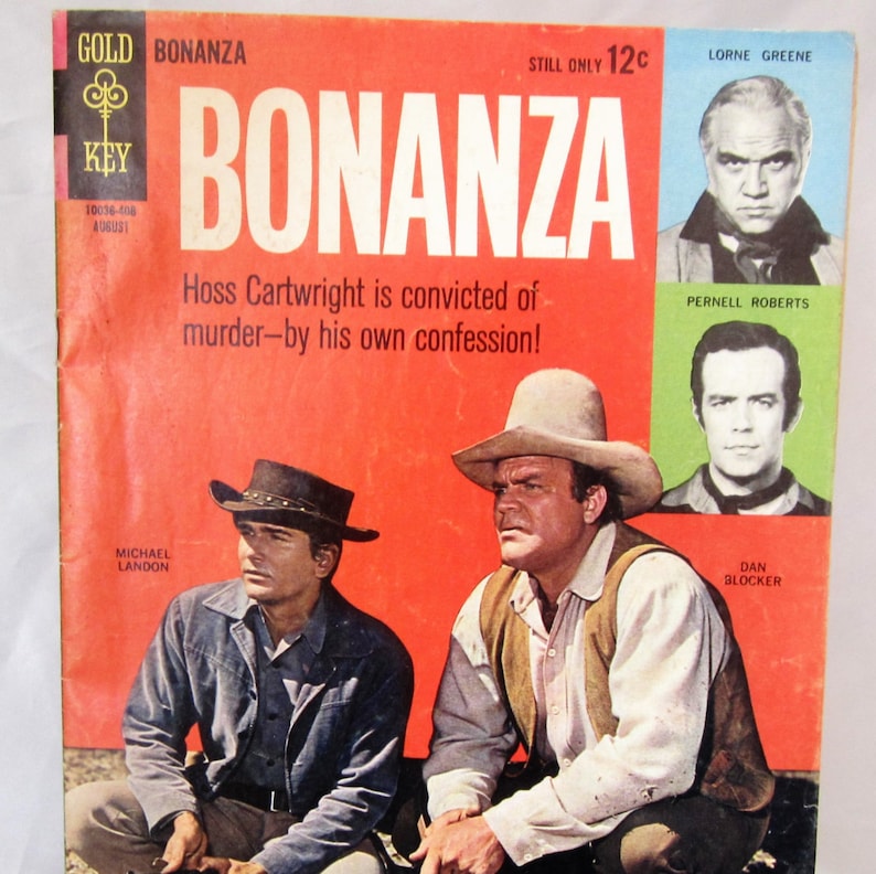 Bonanza Comic Book Magazine August 1964 Silver Age 9 - Etsy