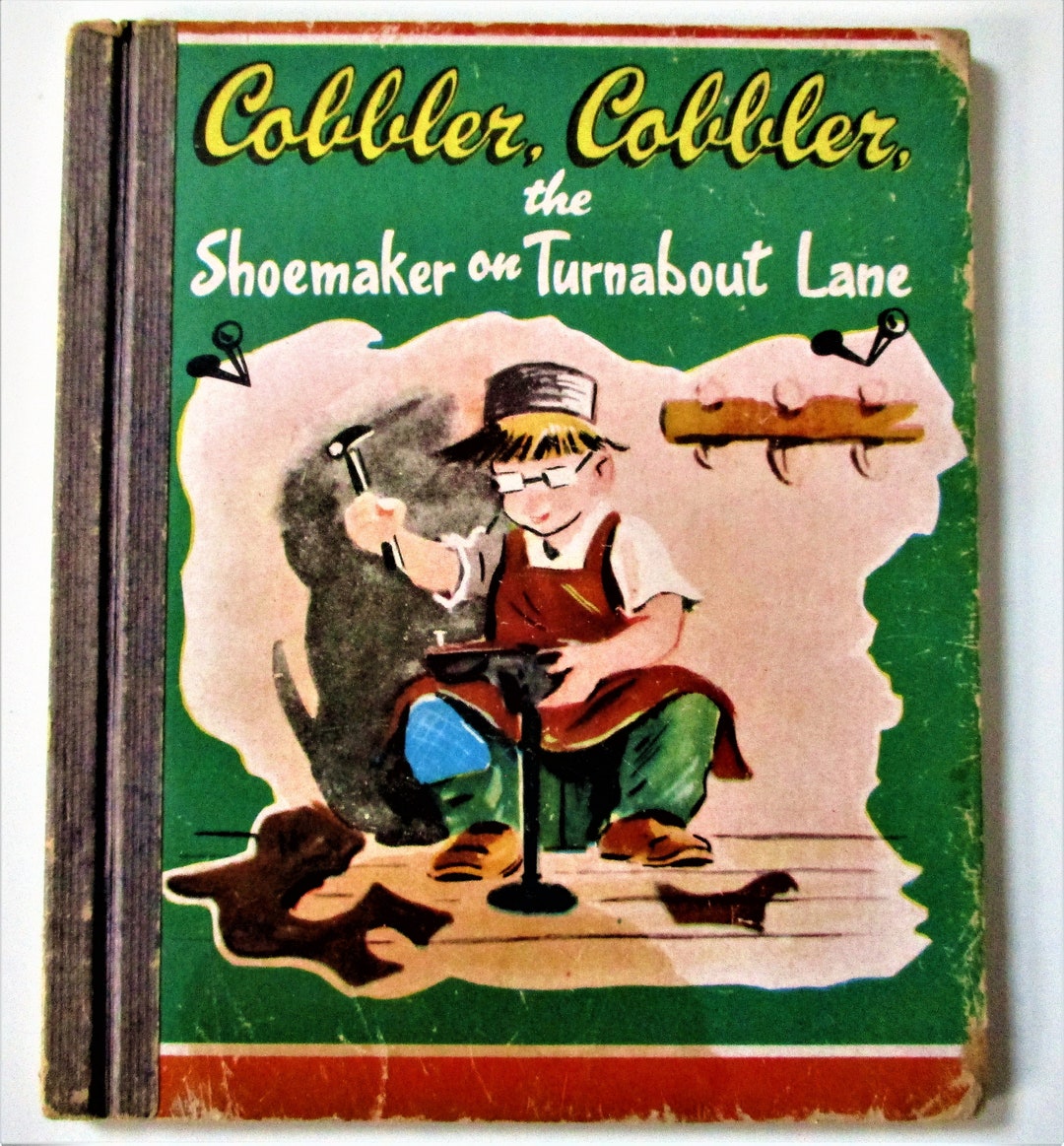 Reading Children's Book 1948 Cobbler Cobbler Shoemaker on Turnabout ...