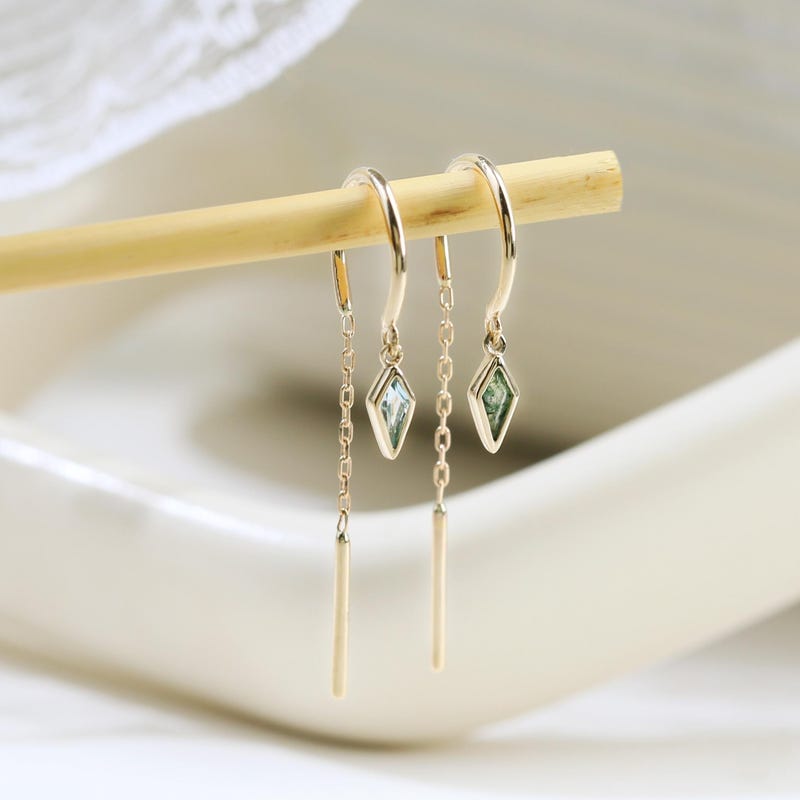 Gold Kite Blue Topaz Ring - Etsy UK