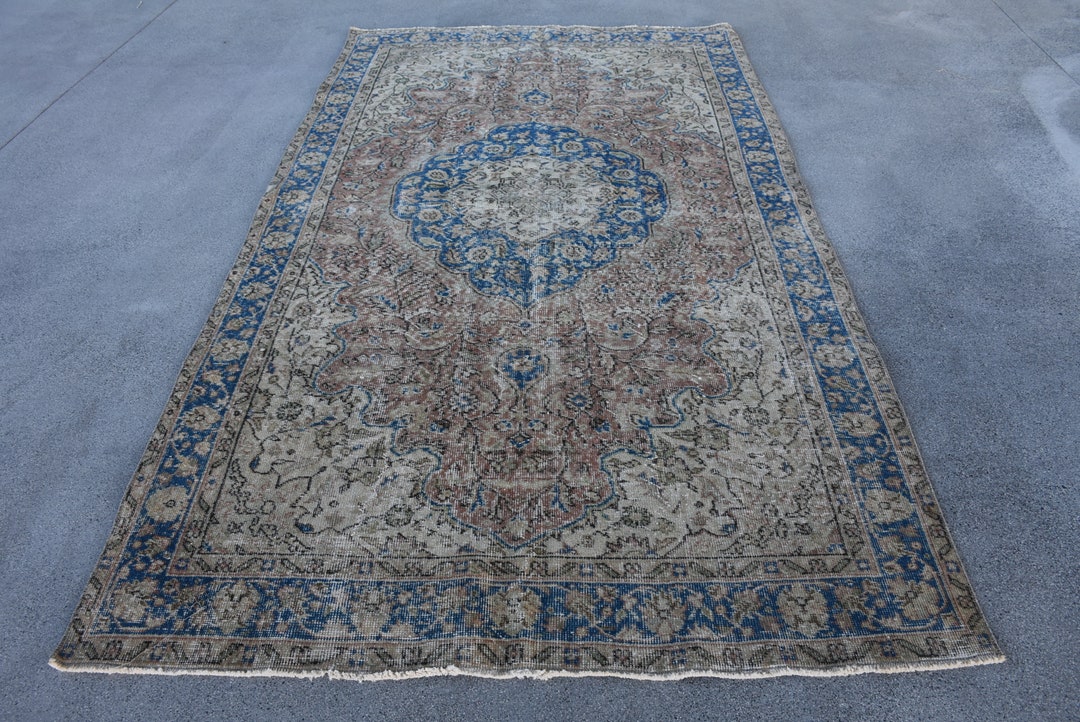 Vintage Rug, 5x9 Large Rugs, Turkish Rug, Antique Rug, Rugs for Salon ...