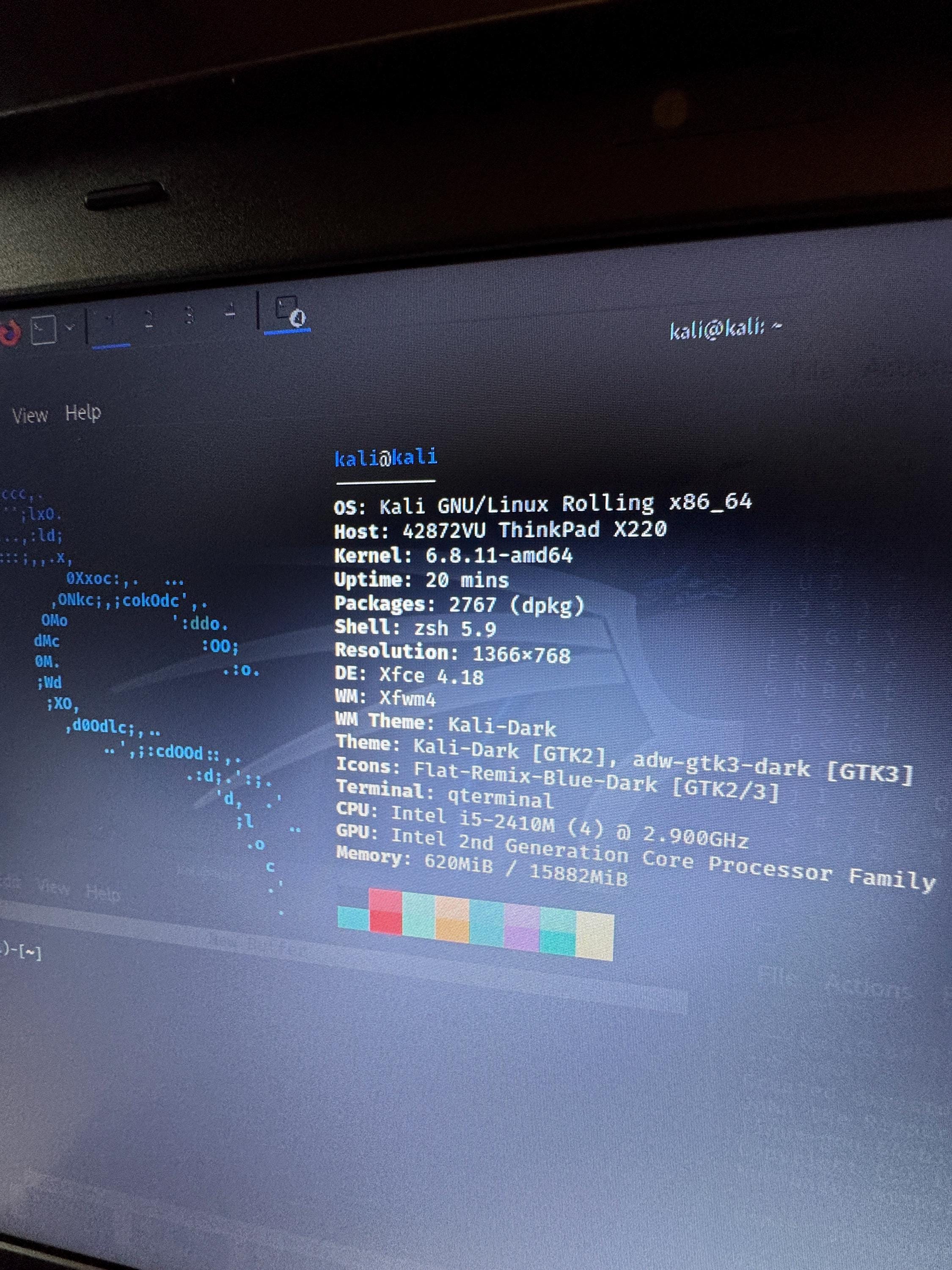 Kali Linux Thinkpad X220 16GB RAM 500GB HDD Cybersecurity Laptop Mobile ...