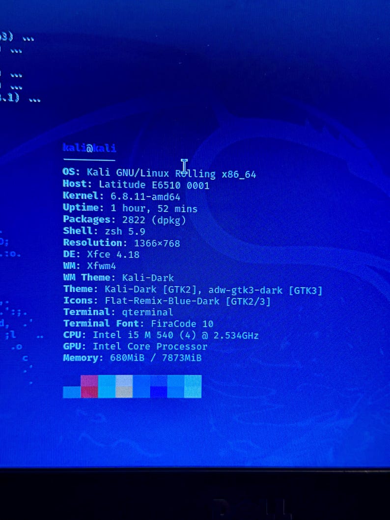 Kali Linux Dell Latitude E6510 Cybersecurity Laptop Mobile Pentesting ...