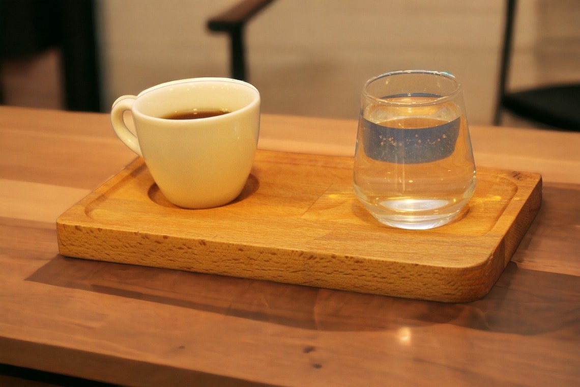 Coffee Serving Tray, Chic Serving Platter for Arabica and Espresso ...