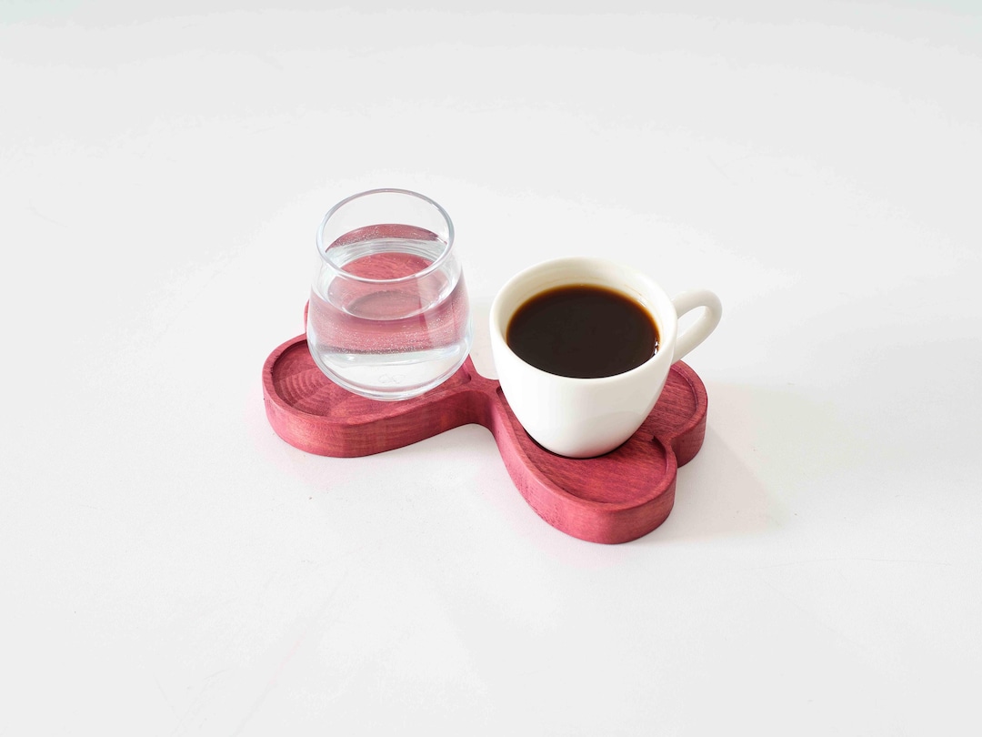 Custom Infinity Sign Shaped Wooden Tea and Espresso Service Set, Coffee ...