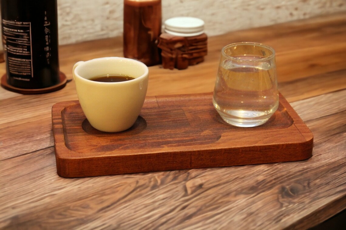 Coffee Serving Tray, Chic Serving Platter for Arabica and Espresso ...