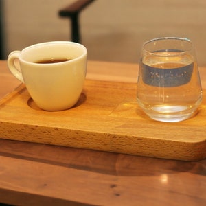Custom Coffee Serving Tray, Chic Serving Platter for Arabica and ...