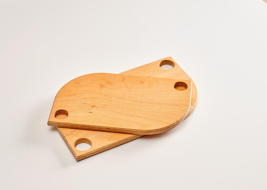 Water Drop Shaped Wooden Cutting Board With Drop Edge, Solid and ...