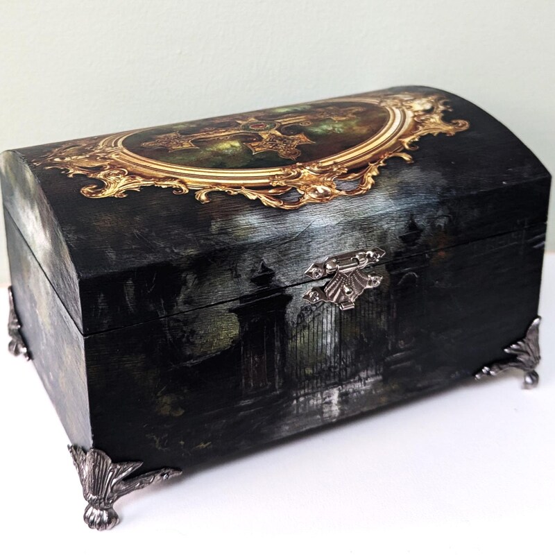 Gothic Jewelry Box - Etsy