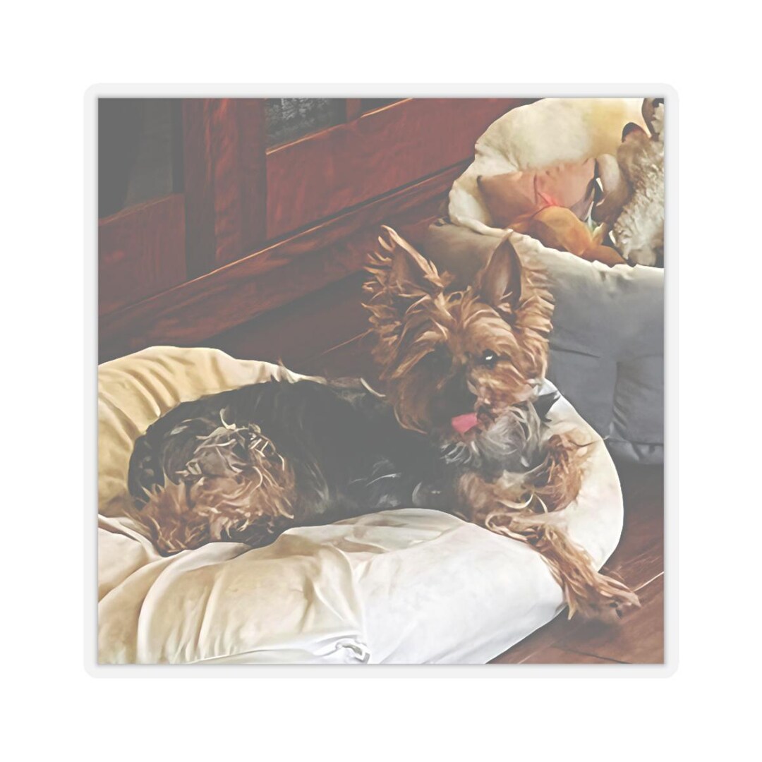 Yorkie Sticker Puppy Dog Memory Yorkshire Terrier Doggy Gift - Etsy