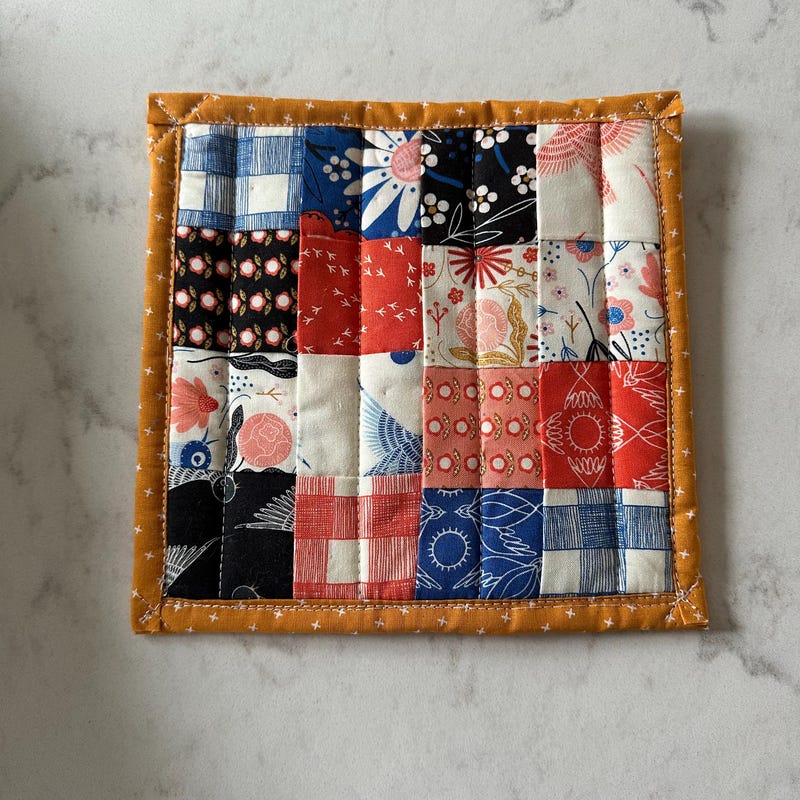Patchwork Potholders - Etsy