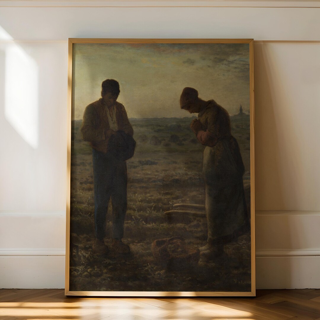 The Angelus, Catholic Art, Traditional Catholic, Catholic Gift, Antique ...