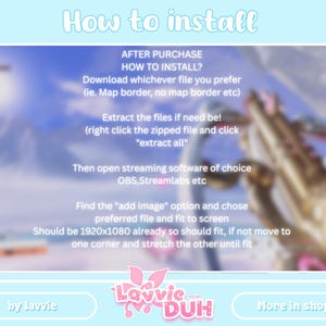 Freja DOKIWATCH Overwatch Overlay for Twitch/youtube !! - Etsy