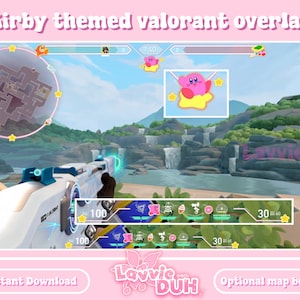 Kirby Themed Twitch/youtube Overlay - Cute Overlay With Drawings by Me ...