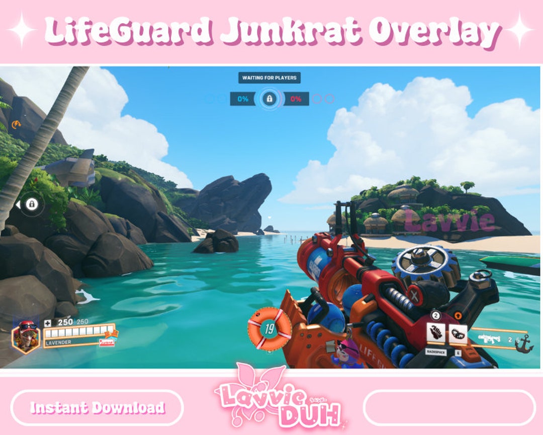 Life Guard Junkrat Overwatch Overlay for Twitch/youtube - Etsy
