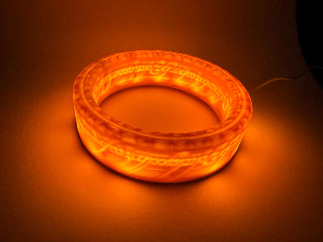 LED Lamp the ONE Ring HDR Decoration - Etsy