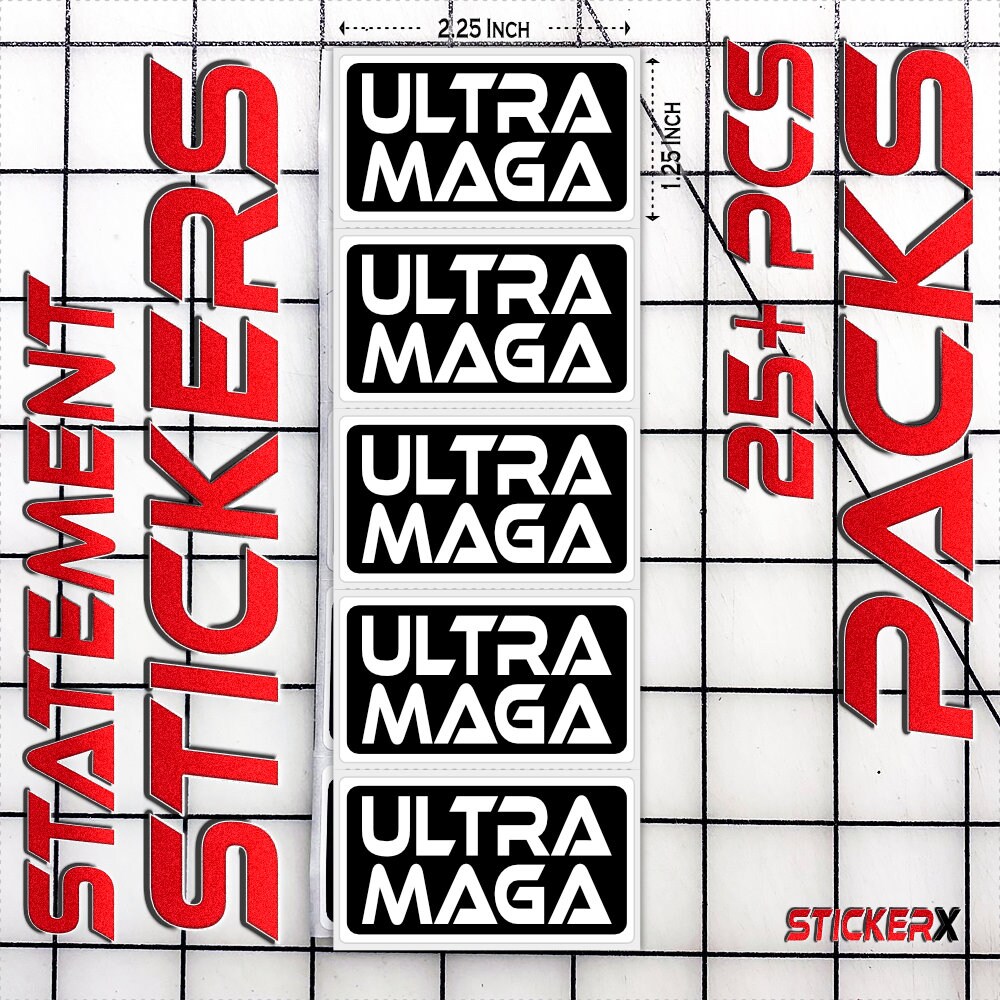 ULTRA MAGA Statement Stickers Bulk Joke Prank Gag 25-250 - Etsy