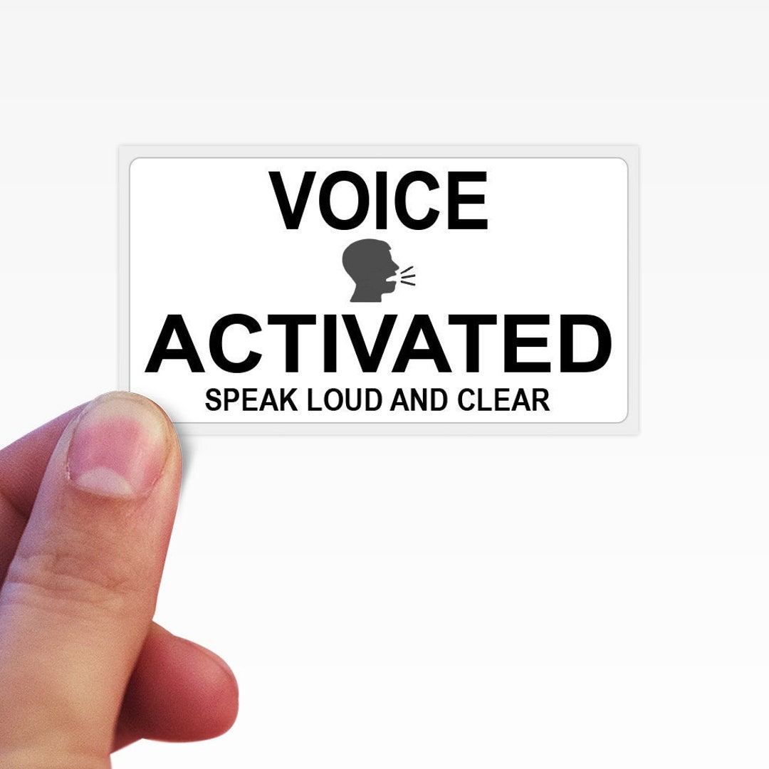VOICE ACTIVATED Prank Stickers Pack Funny Gag Joke Sticker Labels ...