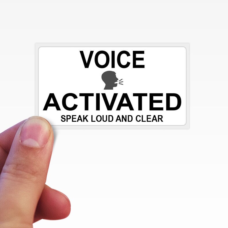 VOICE ACTIVATED Prank Stickers Pack Funny Gag Joke Sticker Labels ...