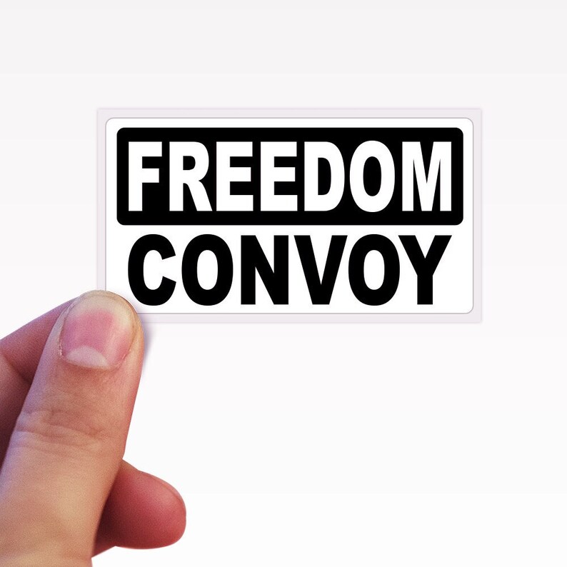 Trucker Freedom Convoy Protest Stickers Anti Vax Mandate - Etsy