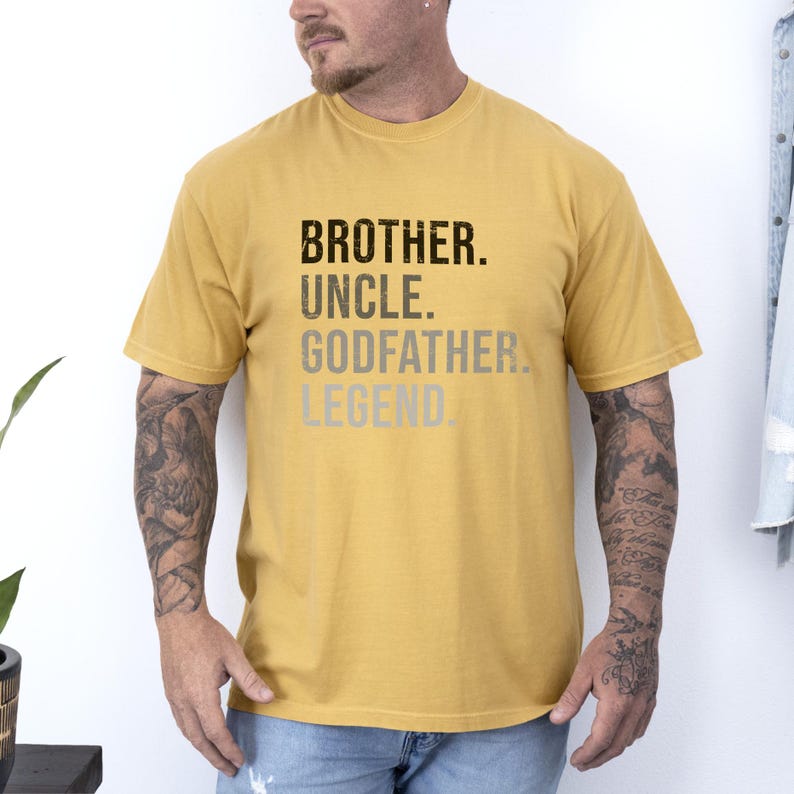 Godfather Uncle Brother Legend Comfort Colors Shirt - Etsy